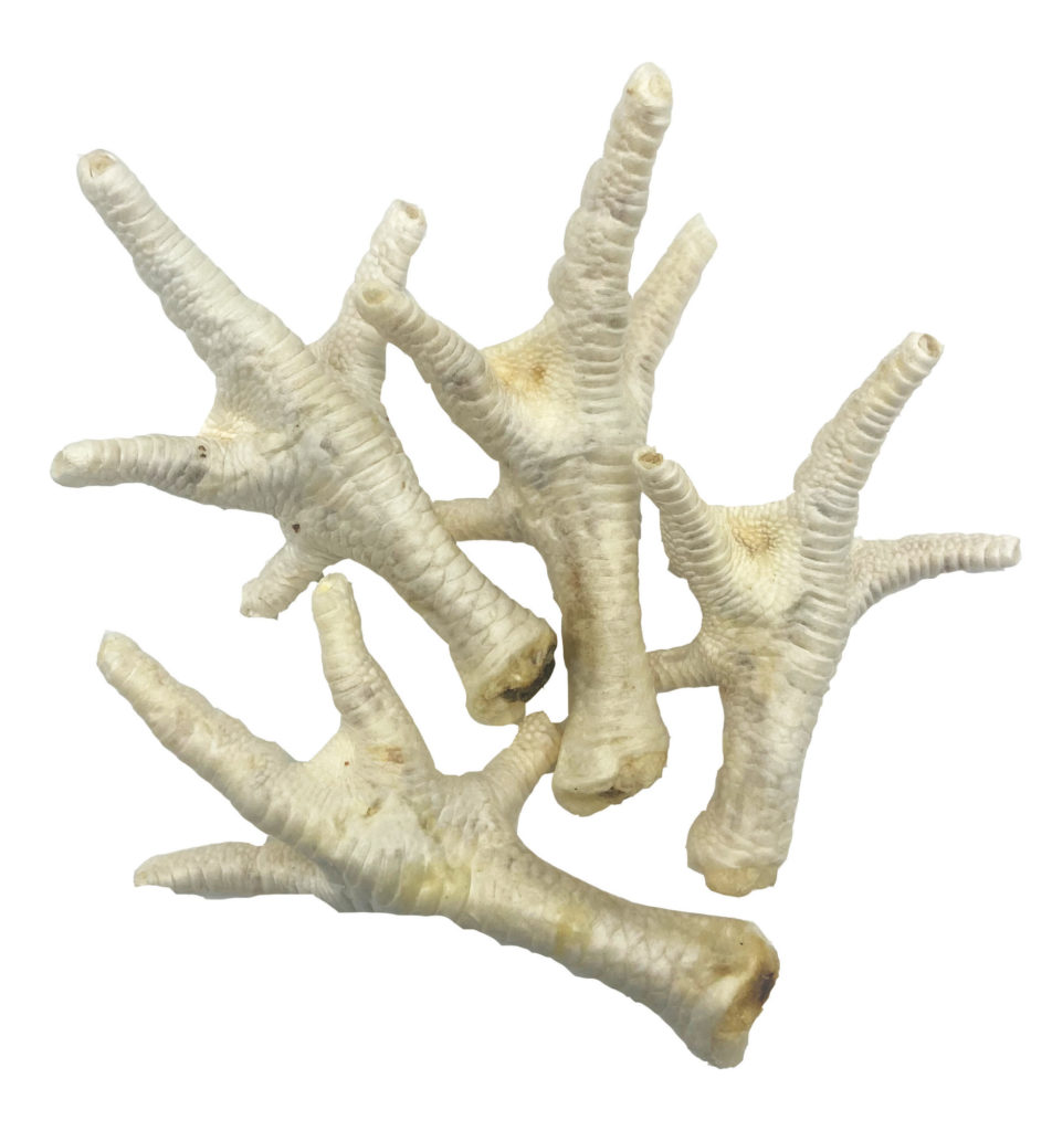 Pre Packed Chicken Feet Puffed White 125g - DobbyMan