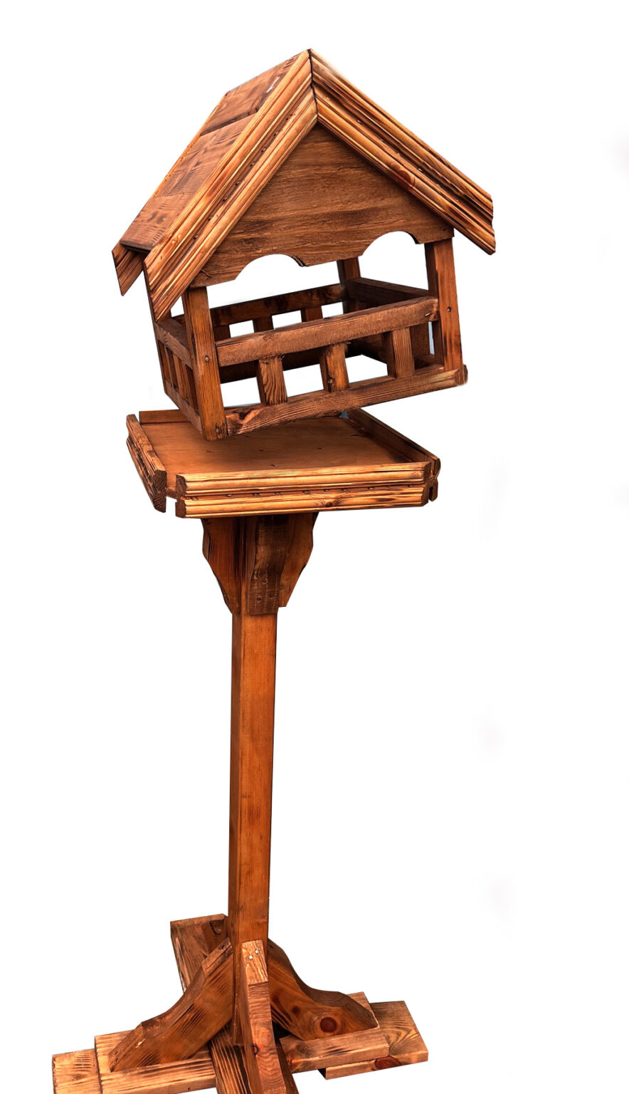 Rustic Bird Table Large Lift off Top - DobbyMan